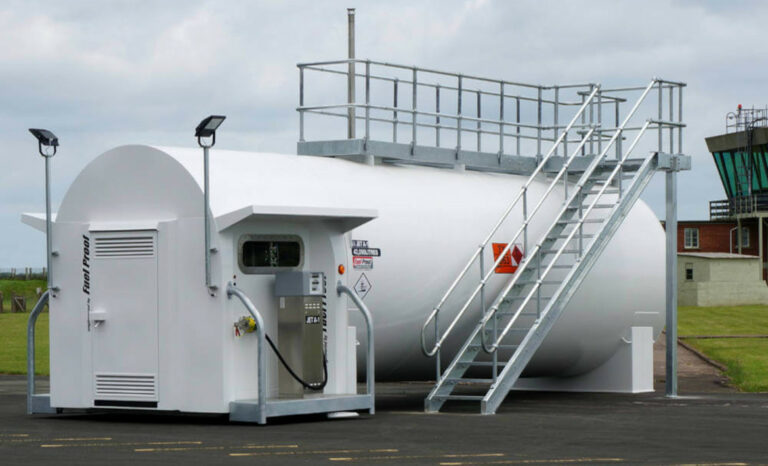 Aviation fuel storage and distribution station, Pegase fuel