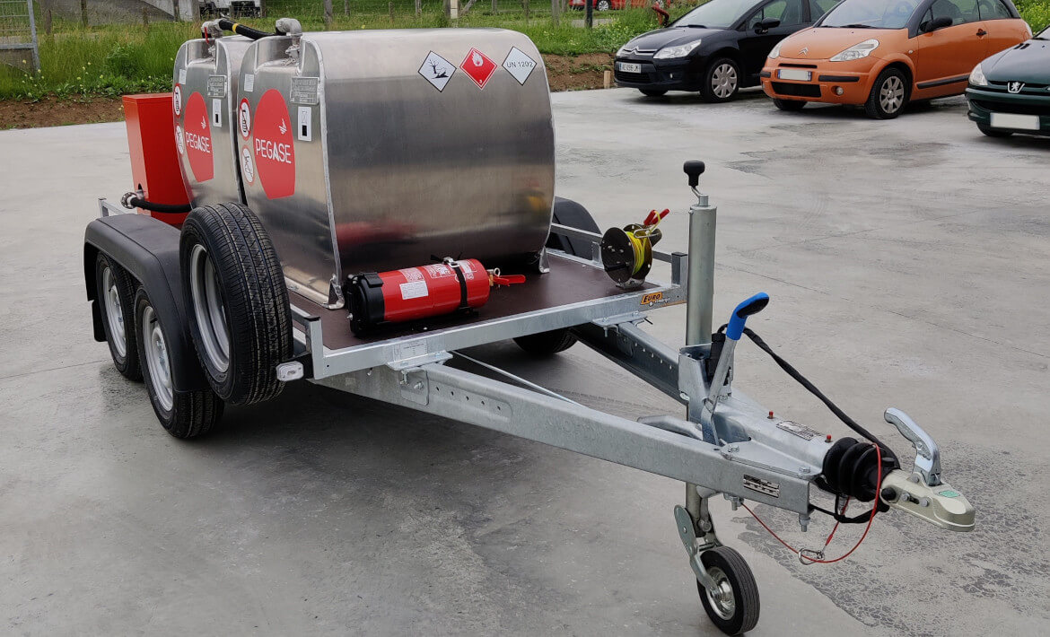 Fuel Tank Trailer Fill'n Drive 900l - Pegase