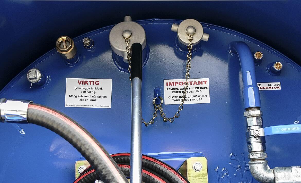 Cuve citerne fuelstore 1500 l distribution gasoil Pegase carburant