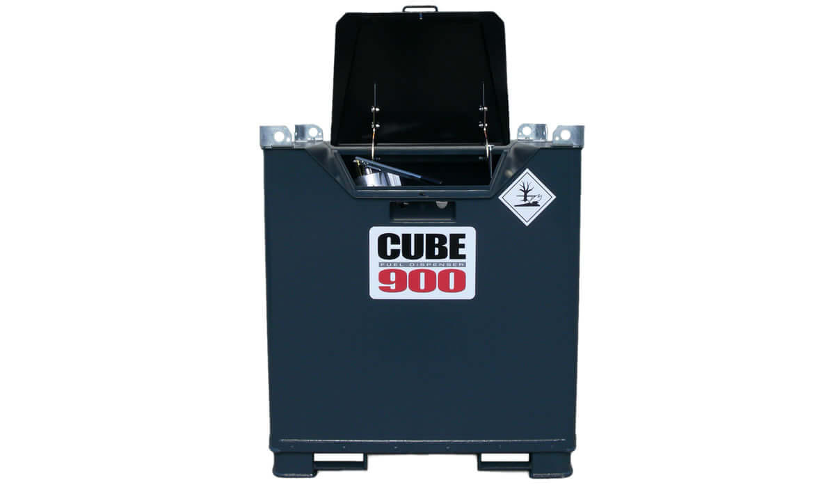 Réservoir gasoil cube 900 litres pour stockage d'hydrocarbure. Pegase.