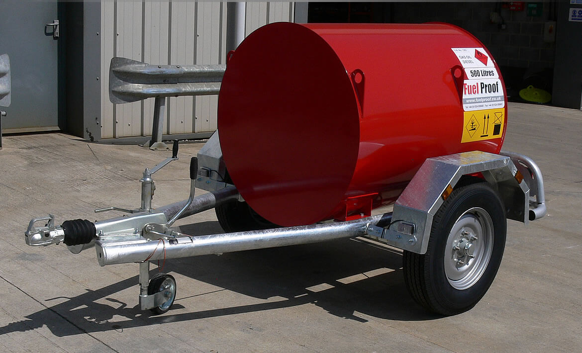 FuelStore 500L diesel tank trailer Pegase Fille'n Drive