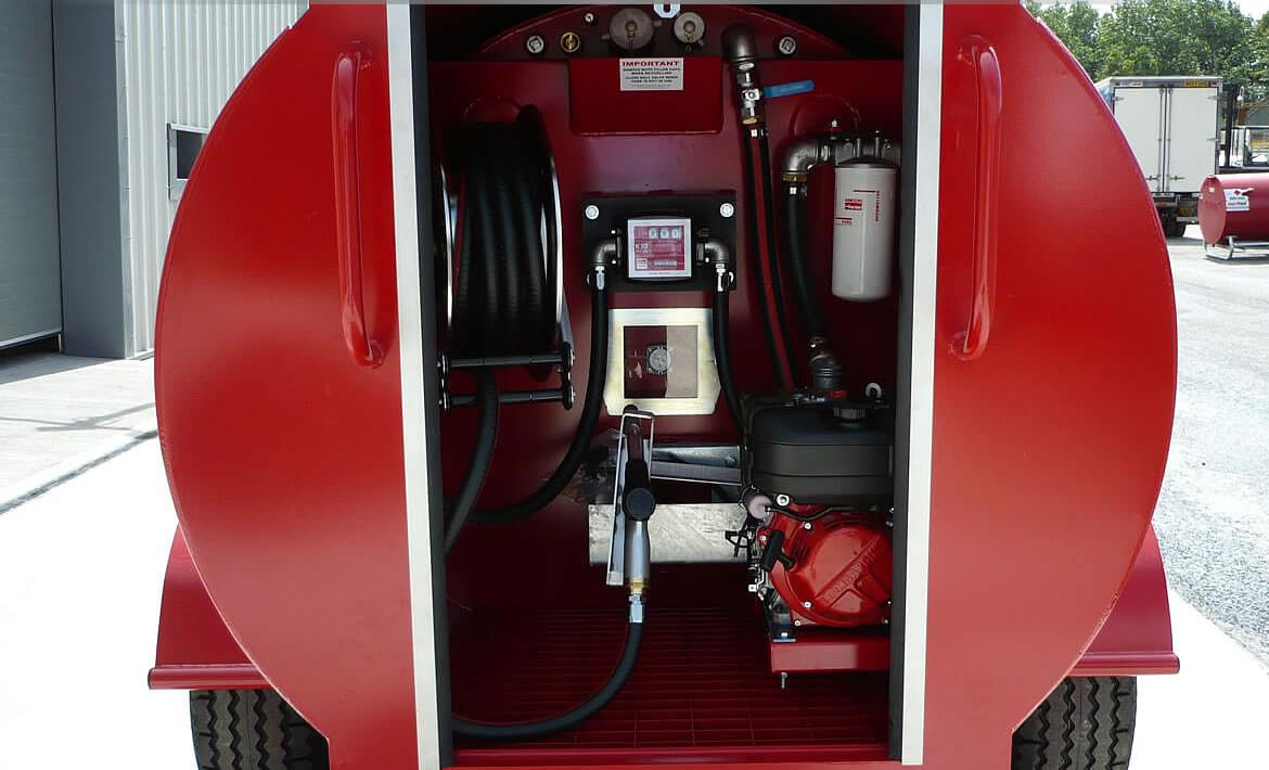 3000l off-road diesel tank trailer Pegase carburant