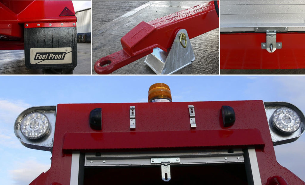 4500l off-road diesel tank trailer Pegase