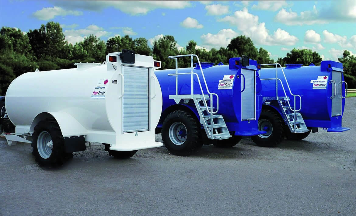 6000l off-road diesel tanker trailer Pegase